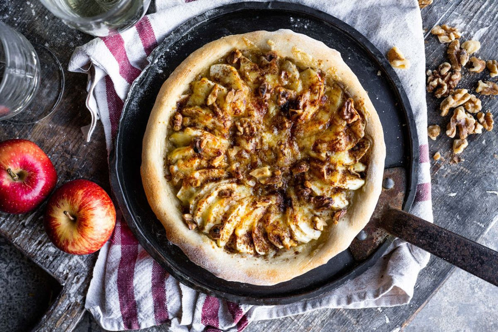 Autumn Apple Pizza Recipe | Quicke's