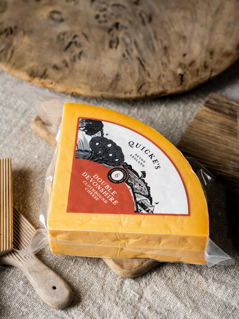 Quicke's Double Devonshire Clothbound Cheese | Quicke's