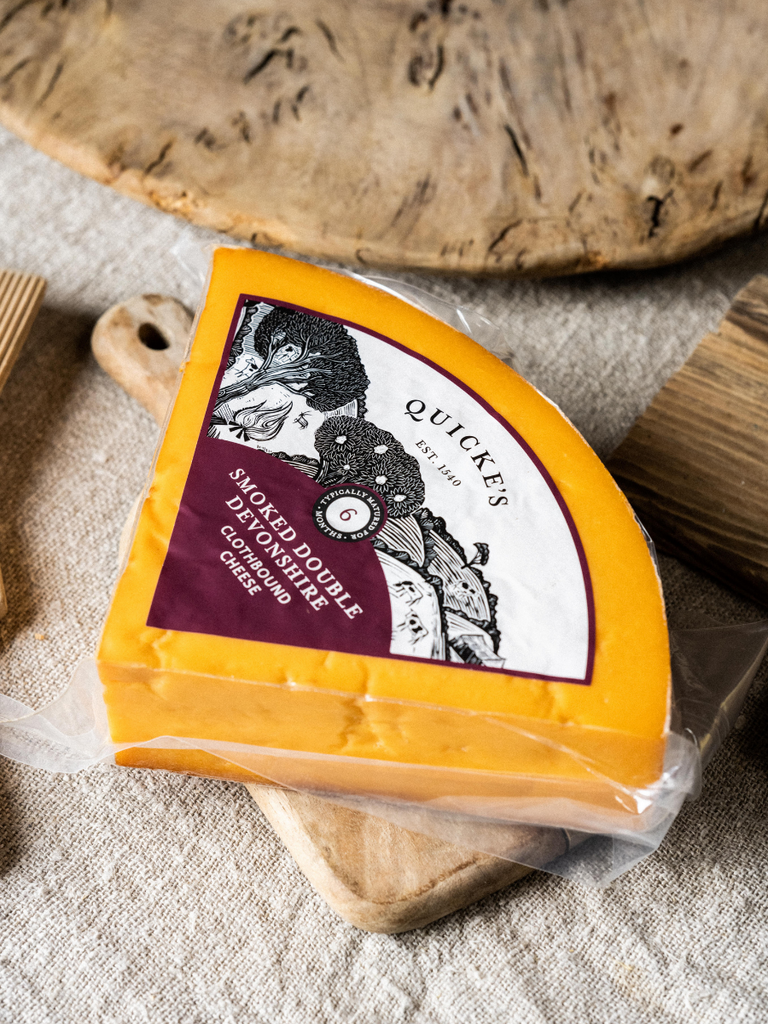 Smoked Double Devonshire Clothbound Cheese | Quicke's